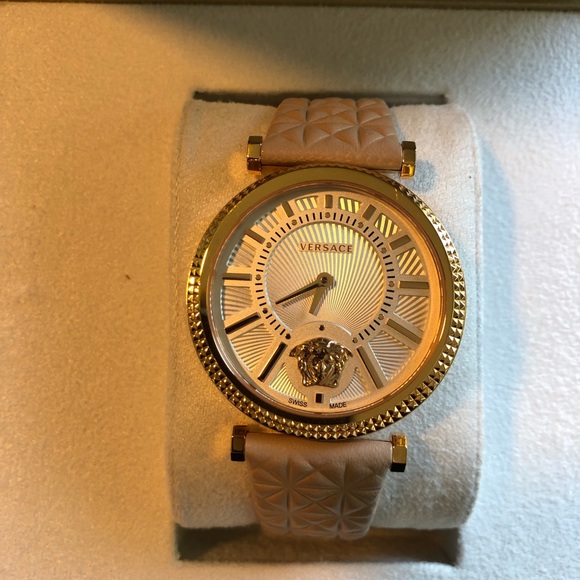 Versace | Accessories | Versace Rose Gold Logo Watch | Poshmark